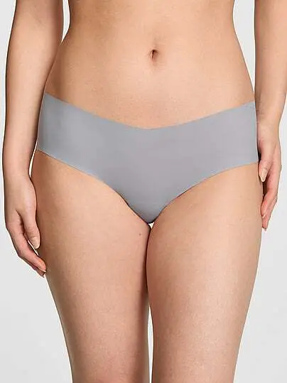 Pink No-show Cheeky Panty - Grey