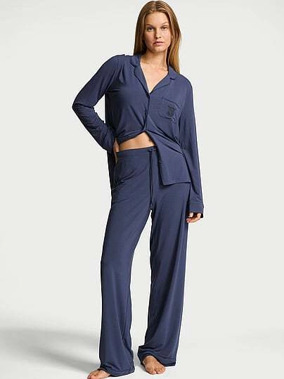 Victoria's Secret Sosoft™ Modal Long Pajama Set - Blue