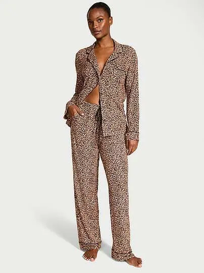 Victoria's Secret Sosoft Modal™ Ribbed Long Pajama Set - Print