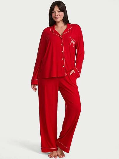 Victoria's Secret Sosoft™ Modal Long Pajama Set - Red