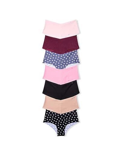 Victoria's Secret 5-pack No-show Cheeky Panties - Print