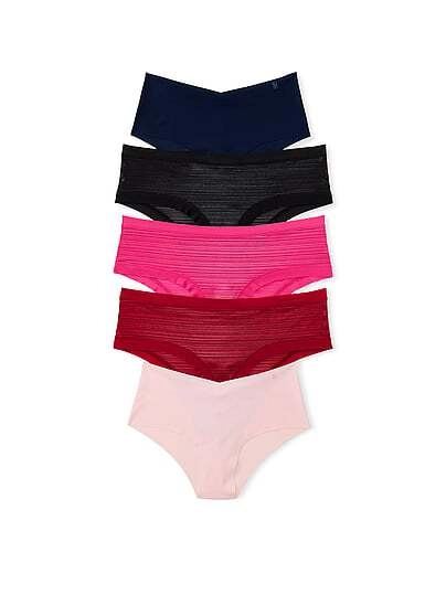 Victoria's Secret 5-pack Vsx No-show Cheeky Panties - Print_1