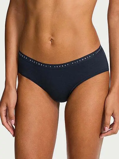 Victoria's Secret Stretch Cotton Hiphugger Panty - Blue