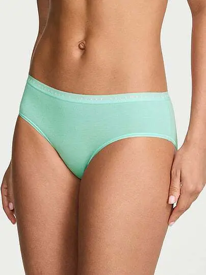 Victoria's Secret Stretch Cotton Hiphugger Panty - Green