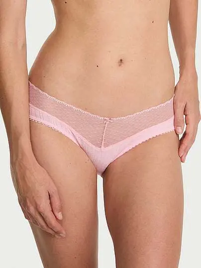 Victoria's Secret Stretch Cotton Hiphugger Panty - Pink