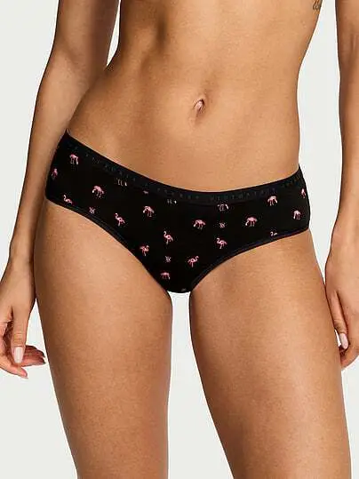 Victoria's Secret Stretch Cotton Hiphugger Panty - Print