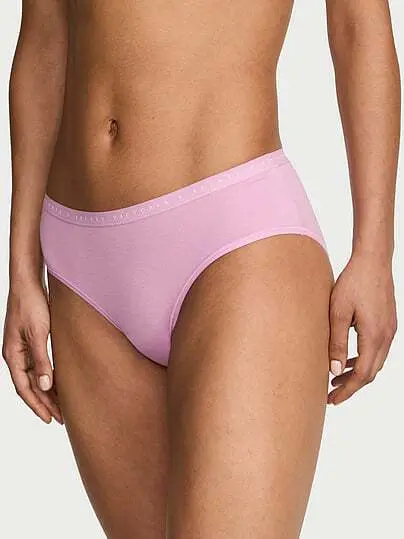 Victoria's Secret Stretch Cotton Hiphugger Panty - Purple