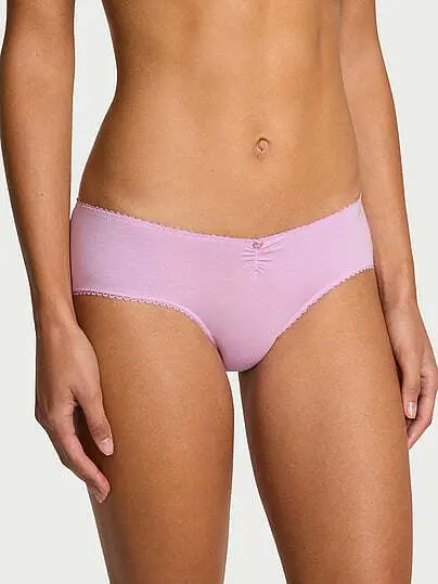 Victoria's Secret Stretch Cotton Hiphugger Panty - Purple