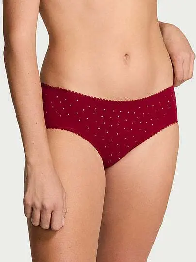 Victoria's Secret Stretch Cotton Hiphugger Panty - Red