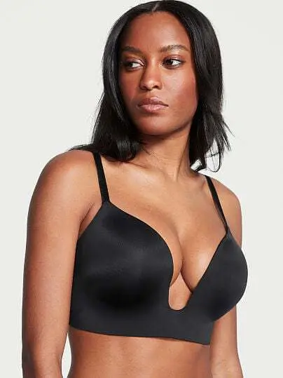 Victoria's Secret Bare Plunge Low-back Bra - Black