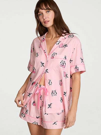 Victoria's Secret Cozyflannel™ Short Pajama Set - Print