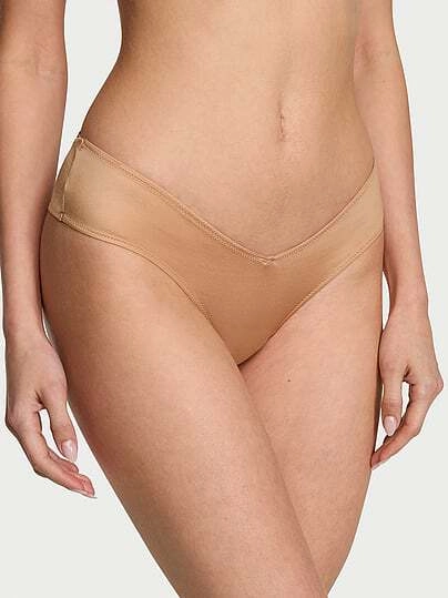 Victoria's Secret Very Sexy Strappy-back High-leg Cheeky Panty - Beige