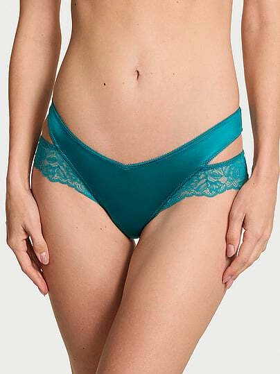 Victoria's Secret Very Sexy Strappy-back Ring Hardware Cheeky Panty - Blue