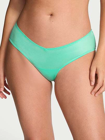 Victoria's Secret Very Sexy Angel Wings Hardware Strappy Open-back Panty - Blue