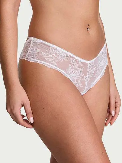 Victoria's Secret Very Sexy Strappy-back High-leg Cheeky Panty - White,ivory