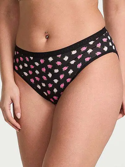 Victoria's Secret Stretch Pointelle High-leg Brief Panty - Floral