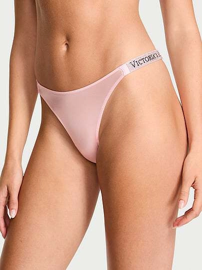 Victoria's Secret Very Sexy Shine Strap Thong Panty - Pink