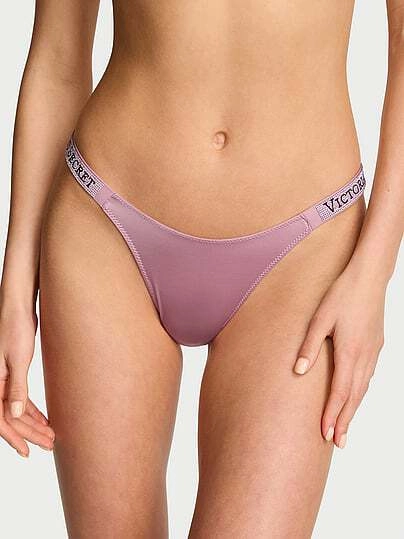 Victoria's Secret Very Sexy Shine Strap Thong Panty - Pink