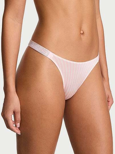 Victoria's Secret Very Sexy Shine Strap Thong Panty - Print
