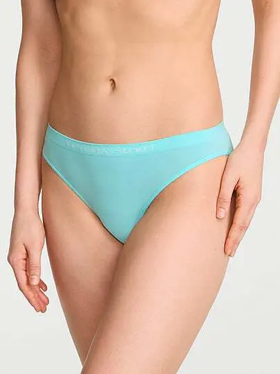 Victoria's Secret Seamless Bikini Panty - Blue