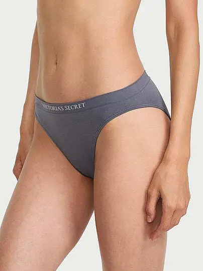 Victoria's Secret Seamless Bikini Panty - Grey
