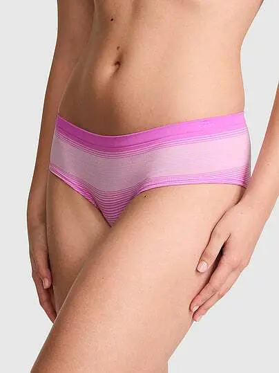 Pink Seamless Hiphugger Panty - Pink