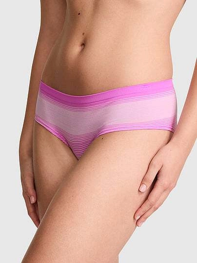 Pink Seamless Hiphugger Panty - Pink