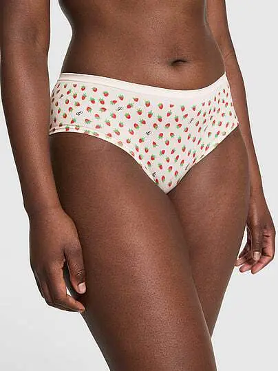 Pink Seamless Hiphugger Panty - Print