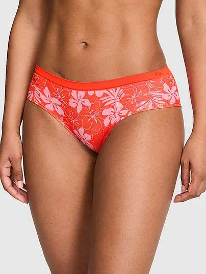 Pink Seamless Hiphugger Panty - Print