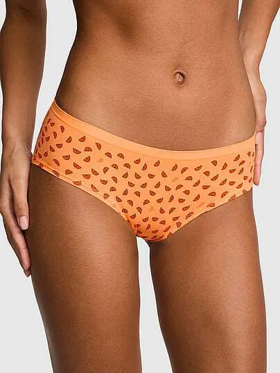 Pink Seamless Hiphugger Panty - Print