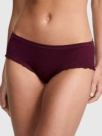 Pink Seamless Hiphugger Panty - Purple