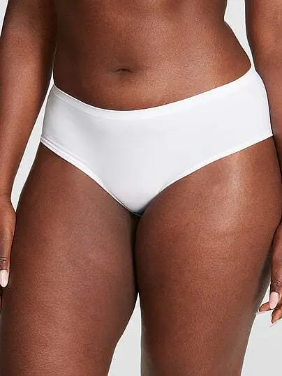 Pink Seamless Hiphugger - White,ivory