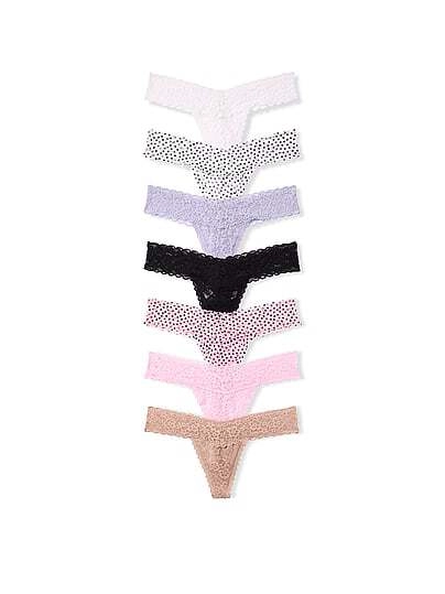 Victoria's Secret 5-pack Lacie Thong Panties - Print
