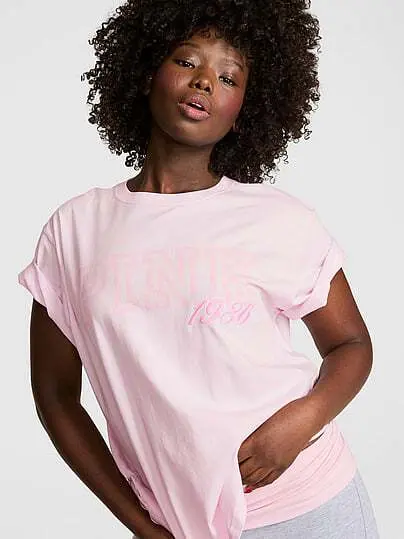 Pink Campus Cotton™ Tee - Pink