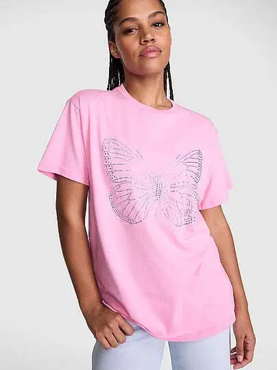 Pink Campus Cotton™ Tee - Pink