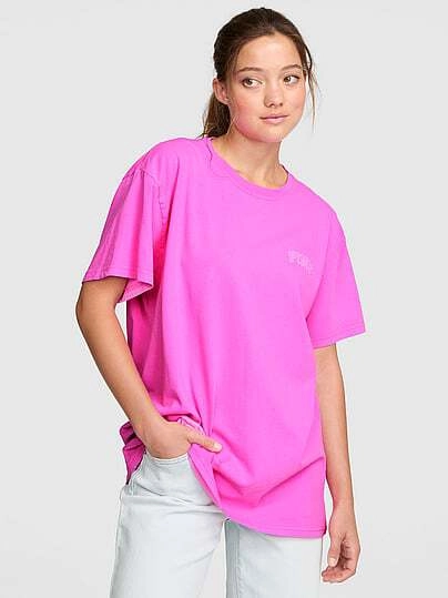 Pink Campus Cotton™ Tee - Pink