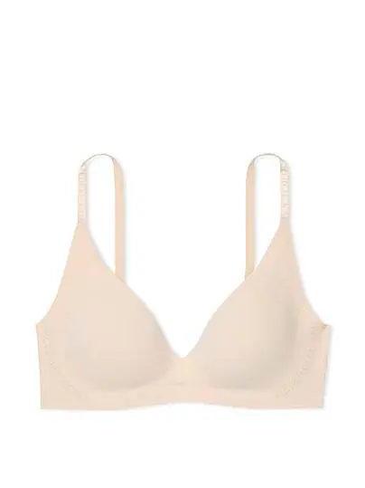 Victoria's Secret The T-shirt Push-up Wireless Comfort Bra - Beige