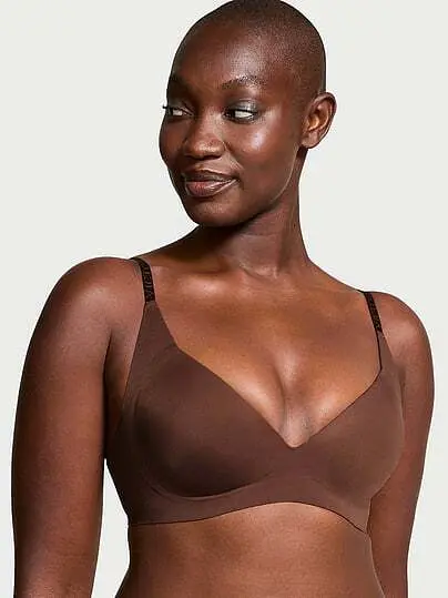 Victoria's Secret The T-shirt Push-up Wireless Comfort Bra - Brown