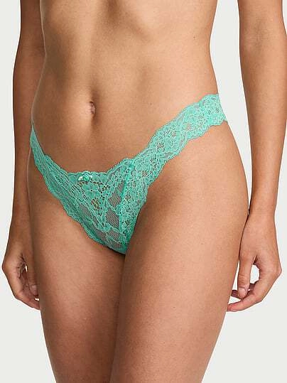 Victoria's Secret Dream Angels Lace Brazilian Panty - Multicolored