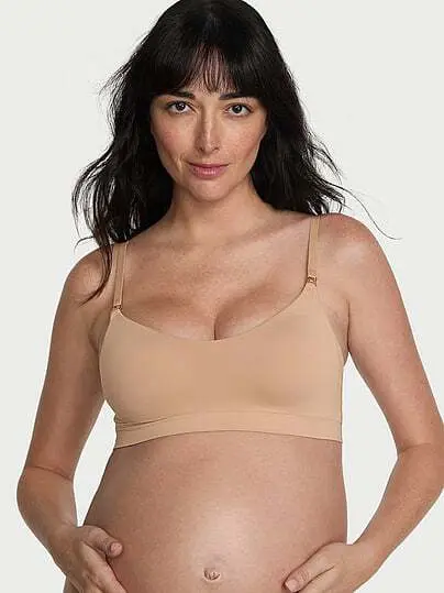 Victoria's Secret Bare Seamless Nursing Bra - Beige