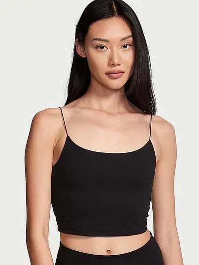 Victoria's Secret Angel Essentials Cropped Cotton Tank Top