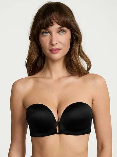 Victoria's Secret Bare Very Sexy Bombshell Add-2-cups Push-up Strapless Bra - Black