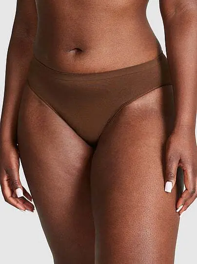 Pink Seamless Bikini Panty - Brown