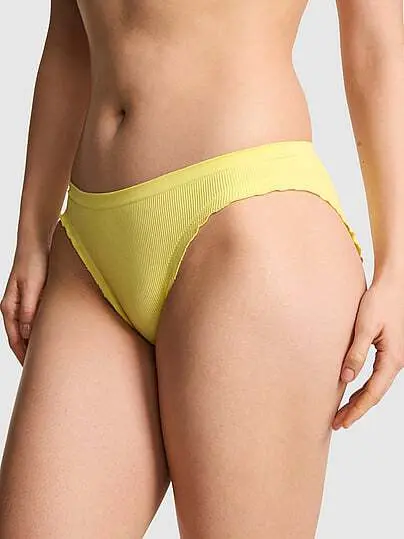 Pink Seamless Bikini Panty - Yellow