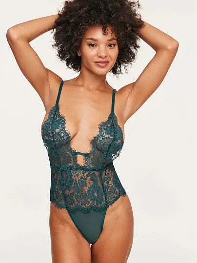 Victoria's Secret Adore Me Anouchka Teddy - Green