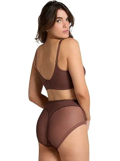 Victoria's Secret Leonisa Shapewear Comfy Compression Undetectable Shaper Panty - Brown