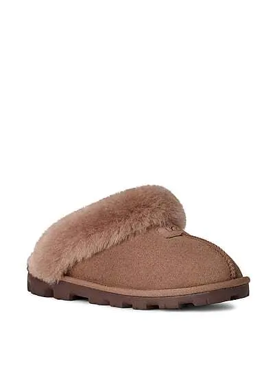 Pink Ugg® Coquette Slippers - Brown