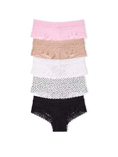 Victoria's Secret 5-pack Lacie Cheeky Panties - Print