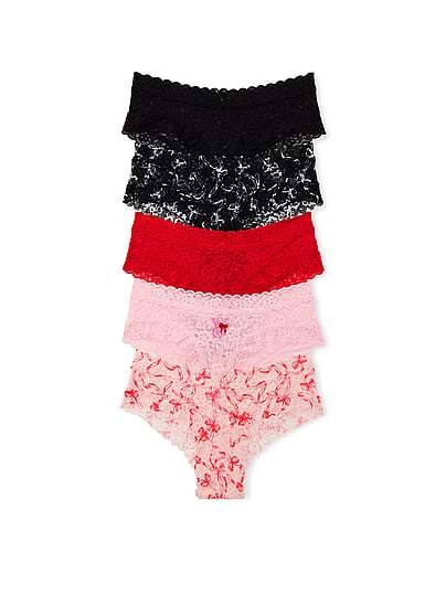 Victoria's Secret 5-pack Lacie Cheeky Panties - Print