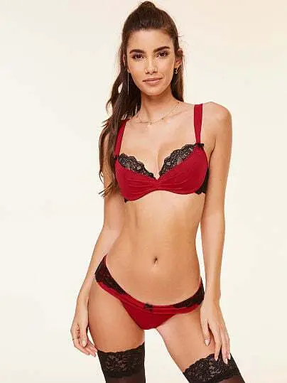 Victoria's Secret Adore Me Clairabelle Demi Bra - Red